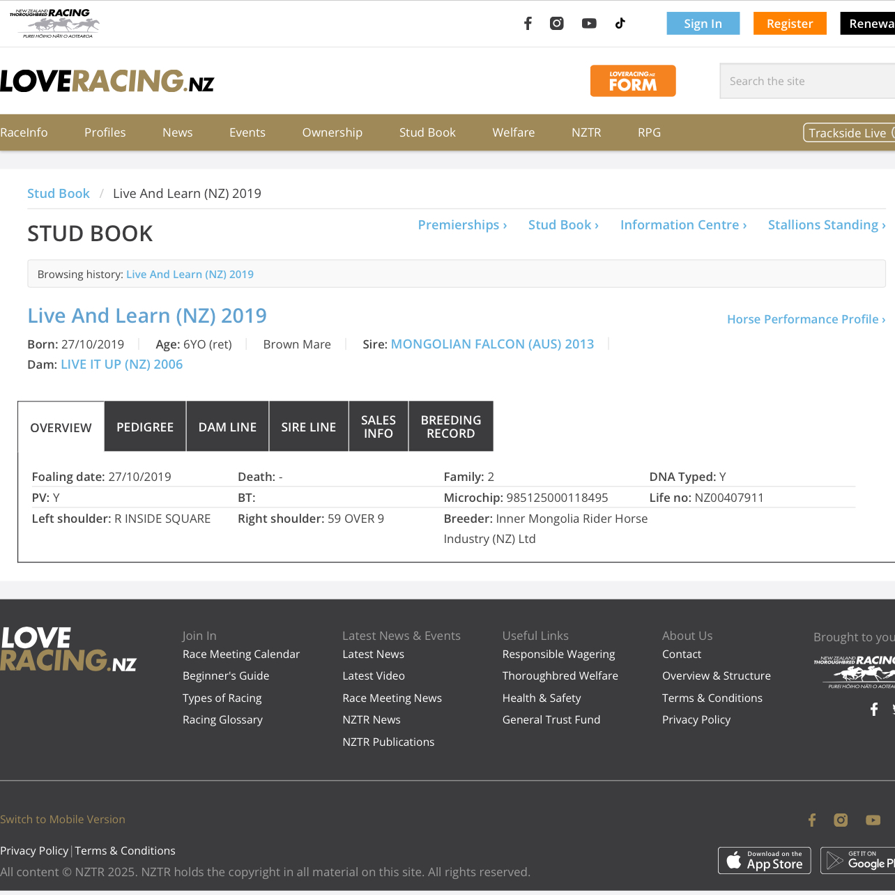 Live and Learn - EquiMatch